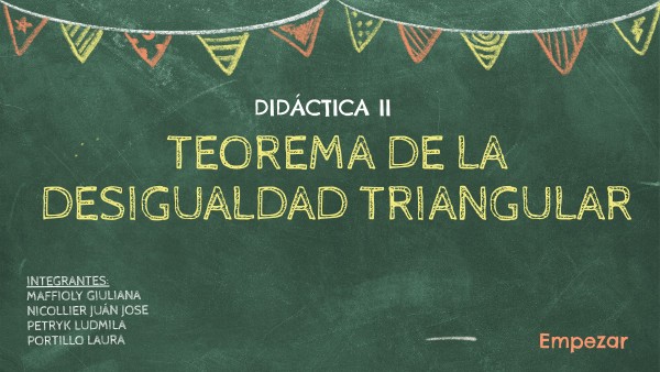 Teo Desigualdad Triangular