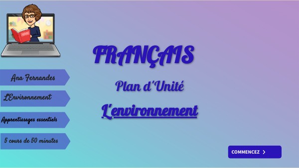 Plan d'Unité - Français