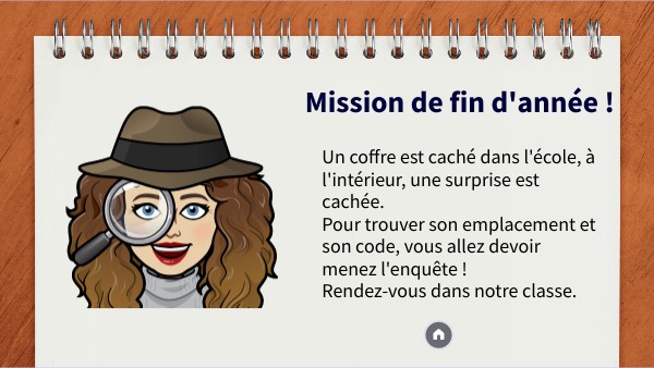 Escape game de fin d'année | Genially