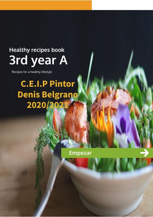 3RD YEAR A - HEALTHY RECIPES BOOK | Genially