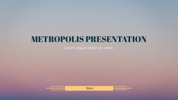 METROPOLIS PRESENTATION | Genially