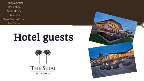 Hotel guests | Genially
