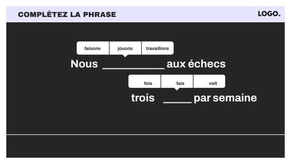 COMPLETE la phrase | Genially