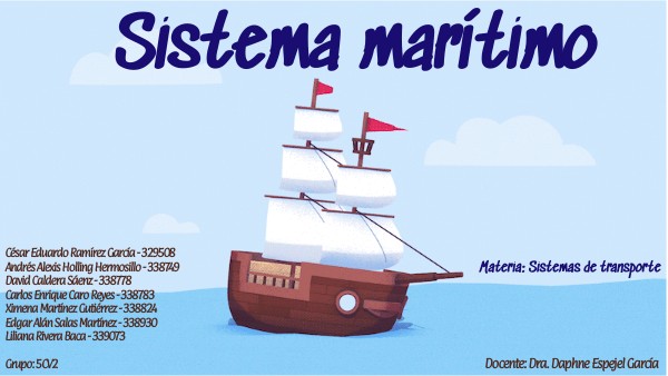 Sistema Marítimo | Genially