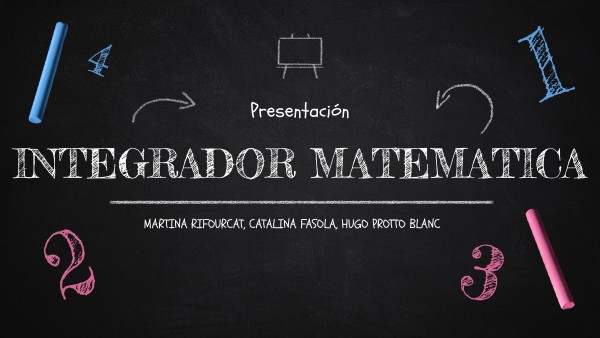 FINAL INTEGRADOR MATEMÁTICA | Genially