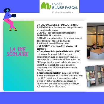 Vie scolaire | Genially