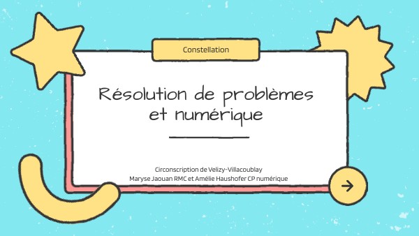 Formation constellation : math et numerique