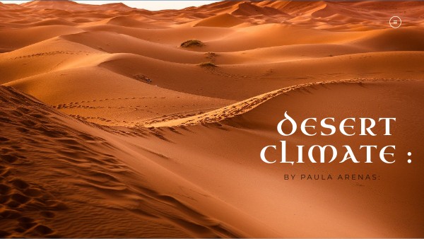 DESERT CLIMATE