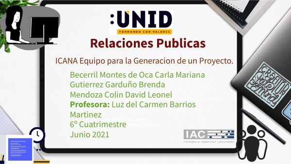 ICANA Generación de un Proyecto | Genially