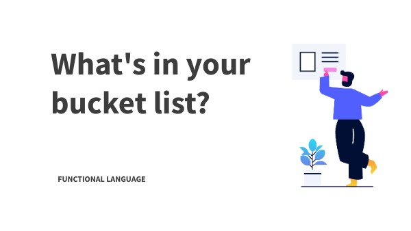 What's in your bucket list? | Genially