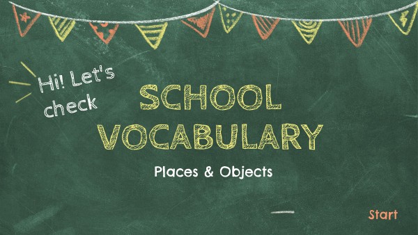 School vocabulary | Genially