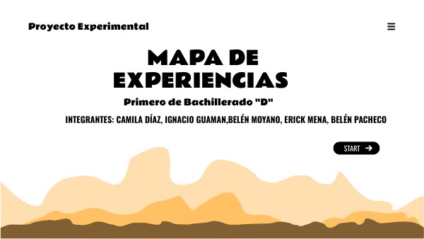 Mapa de experiencias | Genially