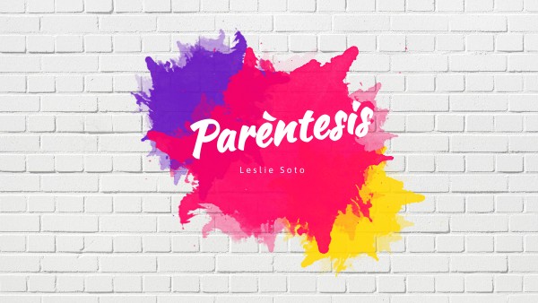 Paréntesis ORTOGRAFIA