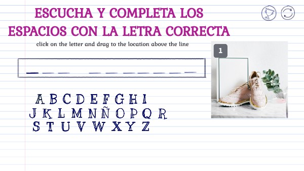 Práctica de escucha y escritura