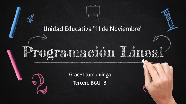 Programación Lineal | Genially