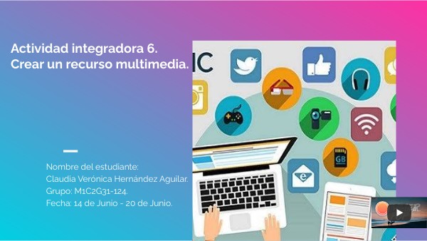 Actividad integradora 6 | Genially