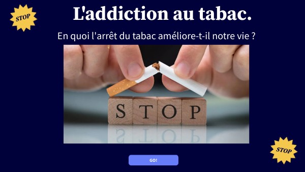 L'addiction au tabac