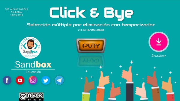 Click&Bye Aleatorio, ordenado y con validación