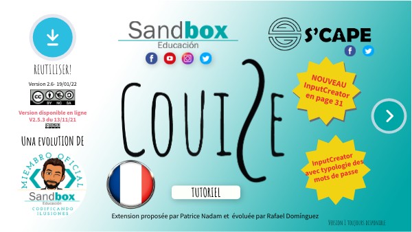 Couise++ S'cape + Sandbox version française
