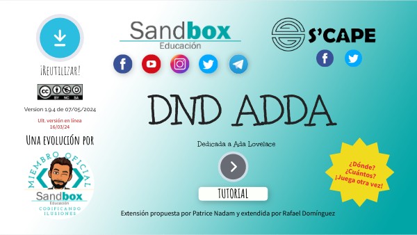 DND ADDA S'cape + Sandbox | Genially