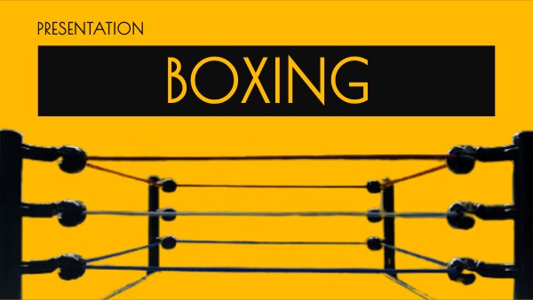 BOXING PRESENTATION | Genially