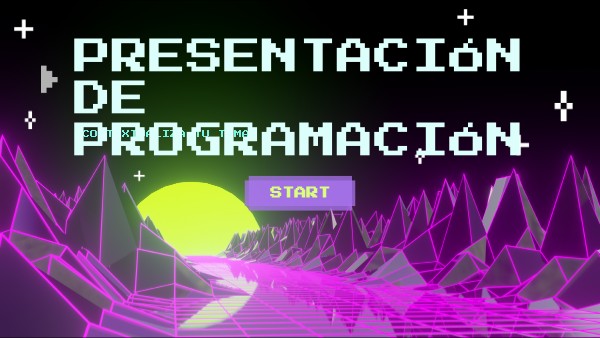 PRESENTACION DE PROGRAMACION | Genially