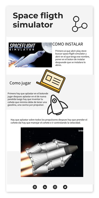 Space fligth simulator | Genially