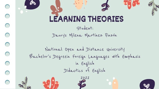 VIDEO-PRESENTACIÓN Theories learning | Genially