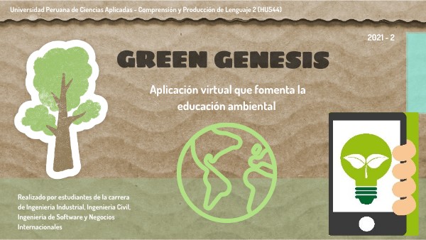 GREEN GENESIS | Genially