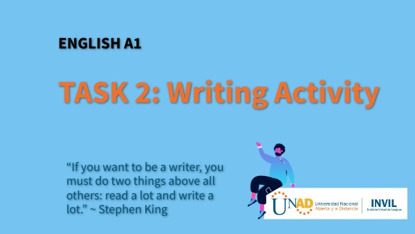 ENGLISH A1 Writing task 0803