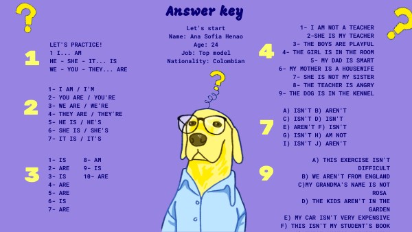 Answer Key | Genially