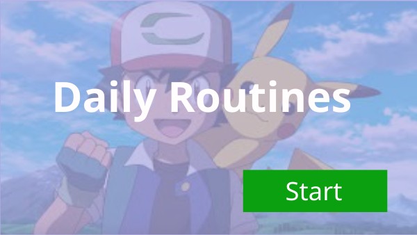 Daily Routines | Genially