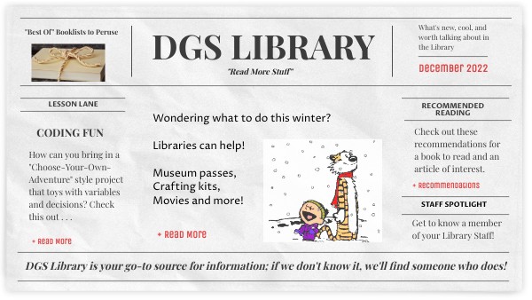 DGS Library News Dec 2022