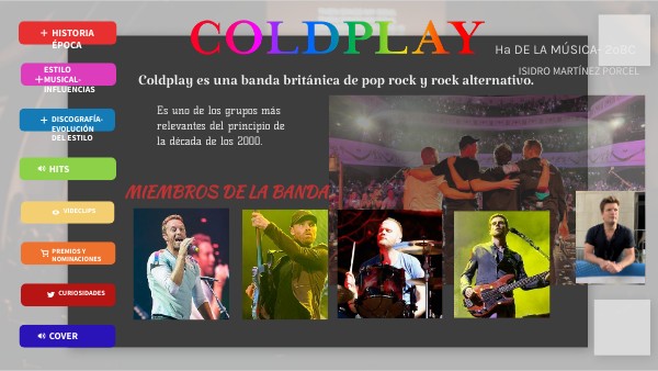 COLDPLAY- Isidro | Genially