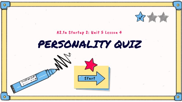 Vocabulary A2.1a: 4rd Unit (U5:L 4) | Genially