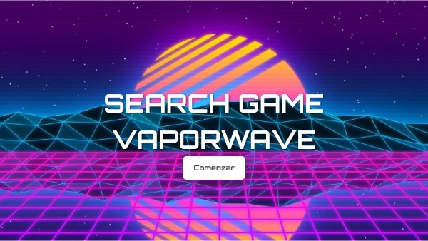 SEARCH GAME VAPORWAVE