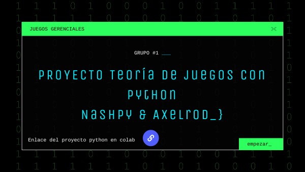 PROYECTO PYTHON | Genially