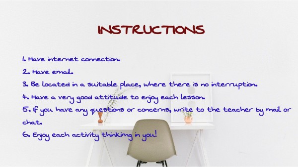 INSTRUCTIONS | Genially