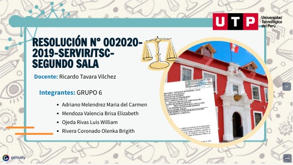 RESOLUCIÓN N° 002020-2019-SERVIR/TSC- Segundo sala | Genially