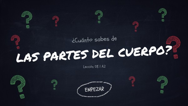 partes del cuerpo A2 | Genially