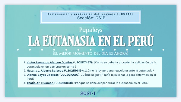 La eutanasia en el Perú