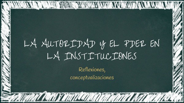 AUTORIDAD | Genially