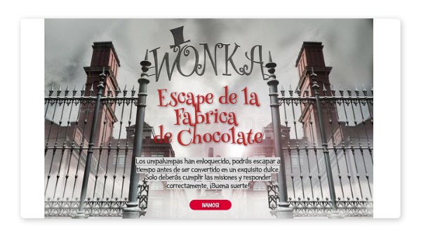 ESCAPE DE LA FABRICA DE CHOCOLATE | Genially
