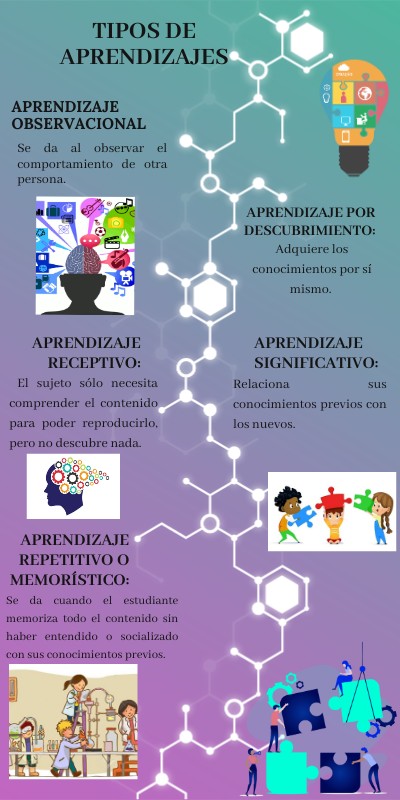 INFOGRAFIA TIPOS DE APRENDIZAJES | Genially