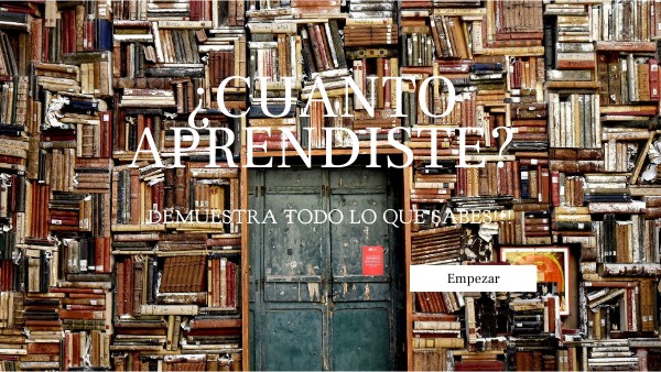 QUIZ ¿Que sabes?