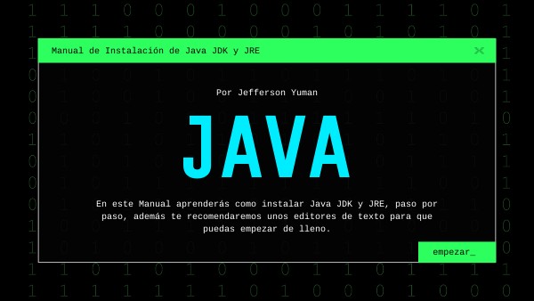 Manual de Instalación de Java