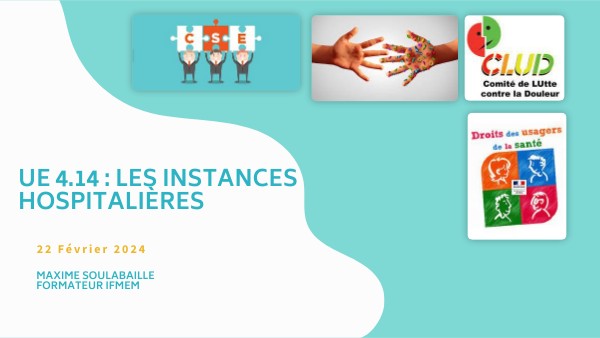 UE 4.14: Les instances hospitalières