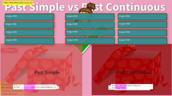 Past Simple Past Cont