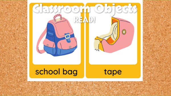 Spotlight 5 Classroom objects | Genially