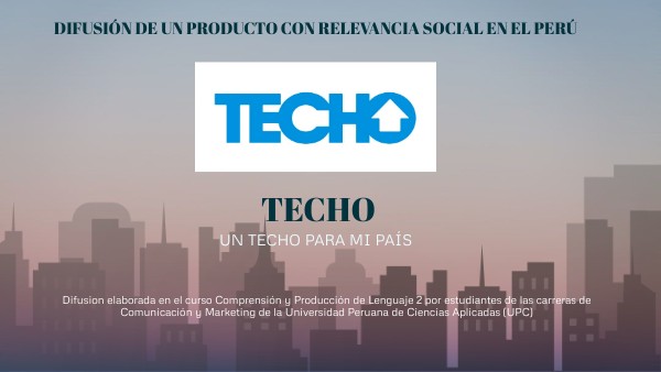 Organización TECHO | Genially